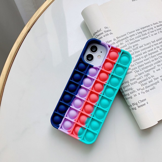 Phone Case For Apple Back Cover Silicone Fidget Case iPhone 12 Pro Max ...